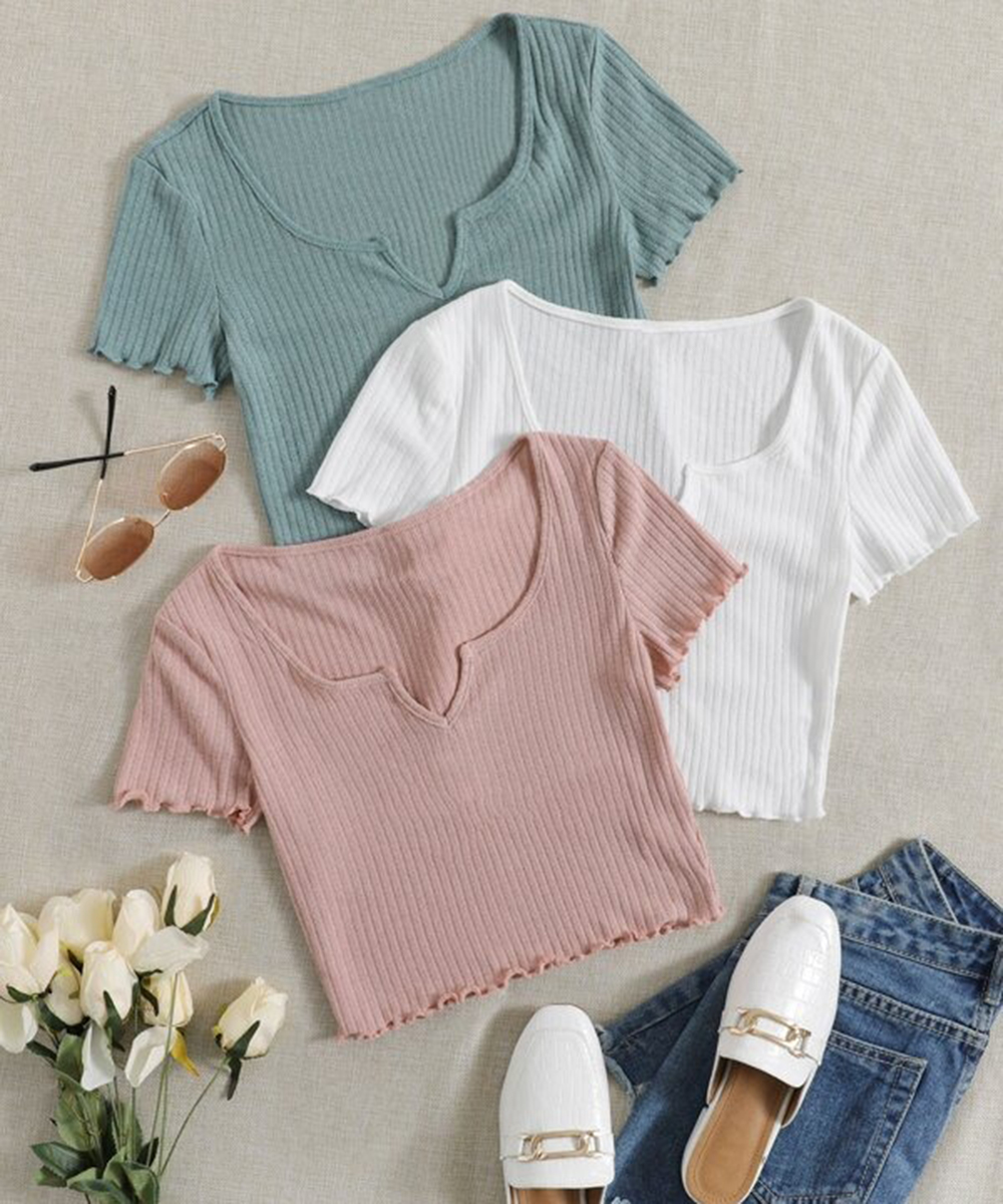 Set topuri SHEIN, mix culori, M 332558 | evendi.ro