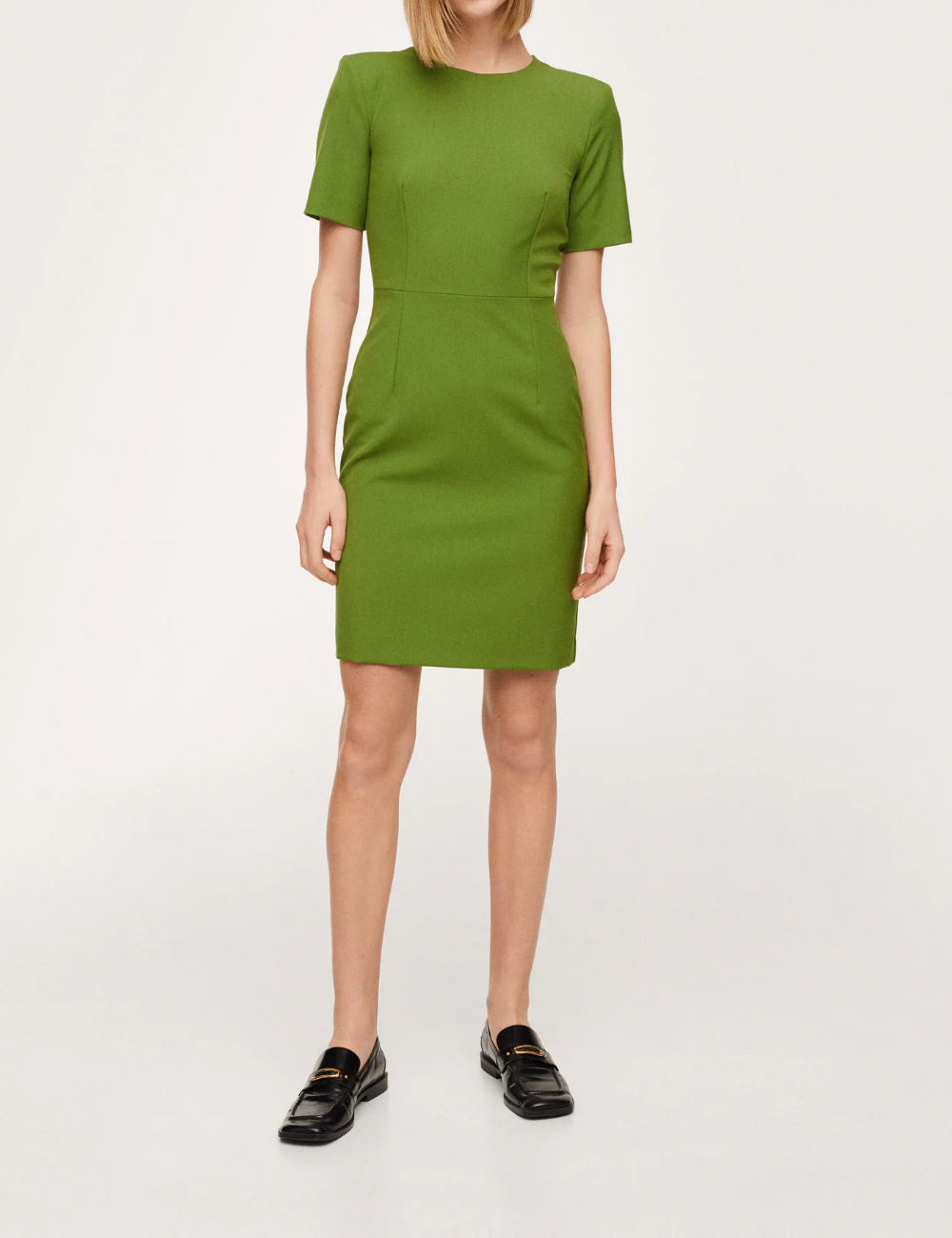 Rochie scurta Mango, verde 365319 | evendi.ro