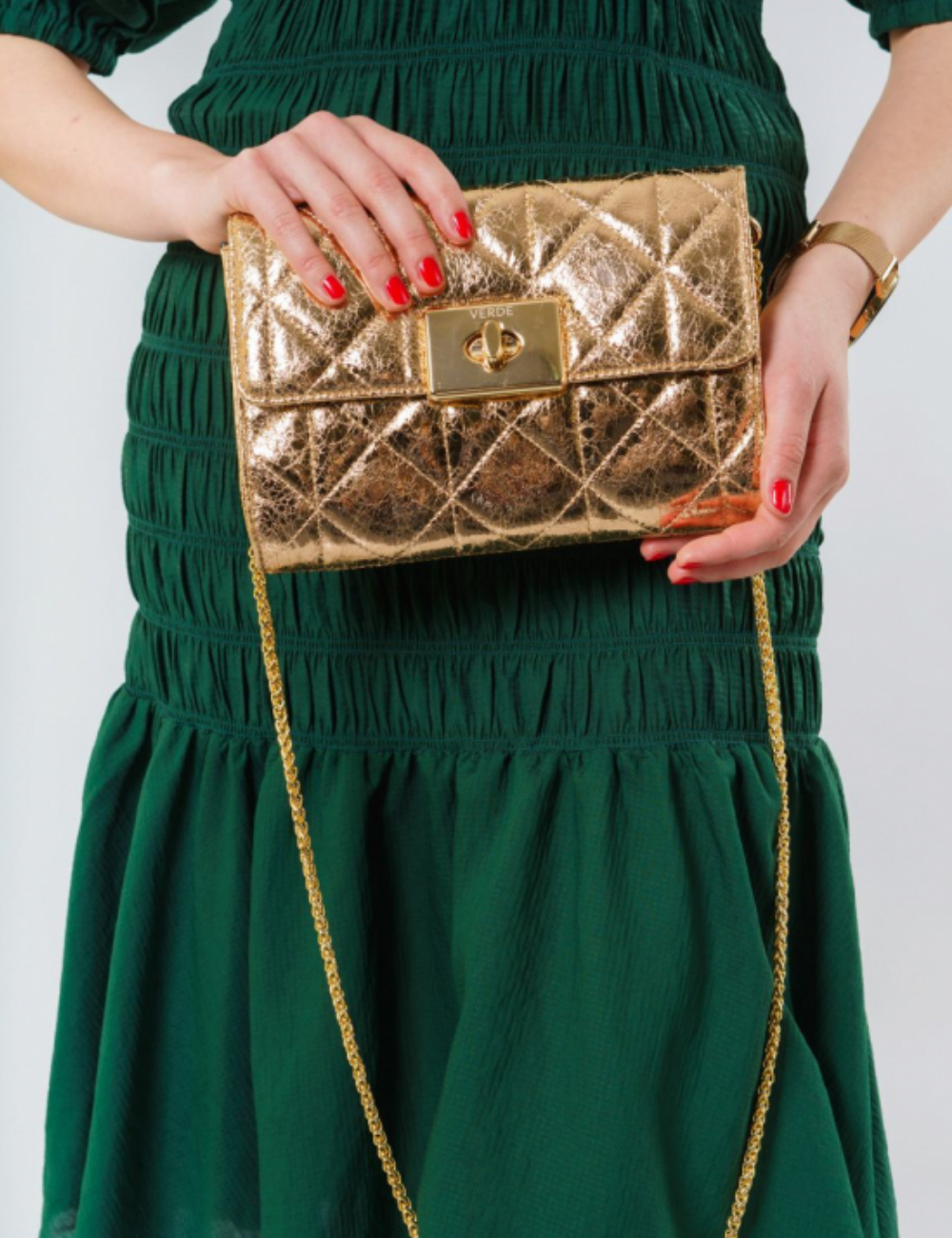 Geanta Verde, auriu 373509 | evendi.ro