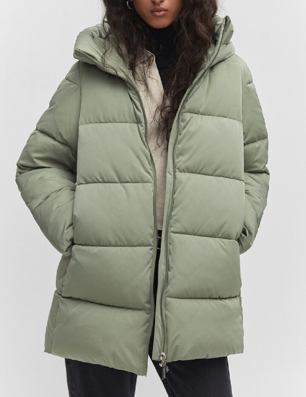 Geaca Mango, verde 502597 | evendi.ro