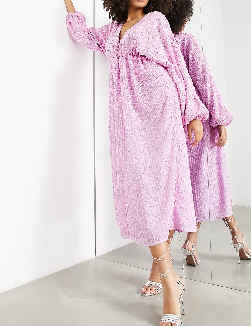 Rochie medie ASOS, roz 504054 | evendi.ro