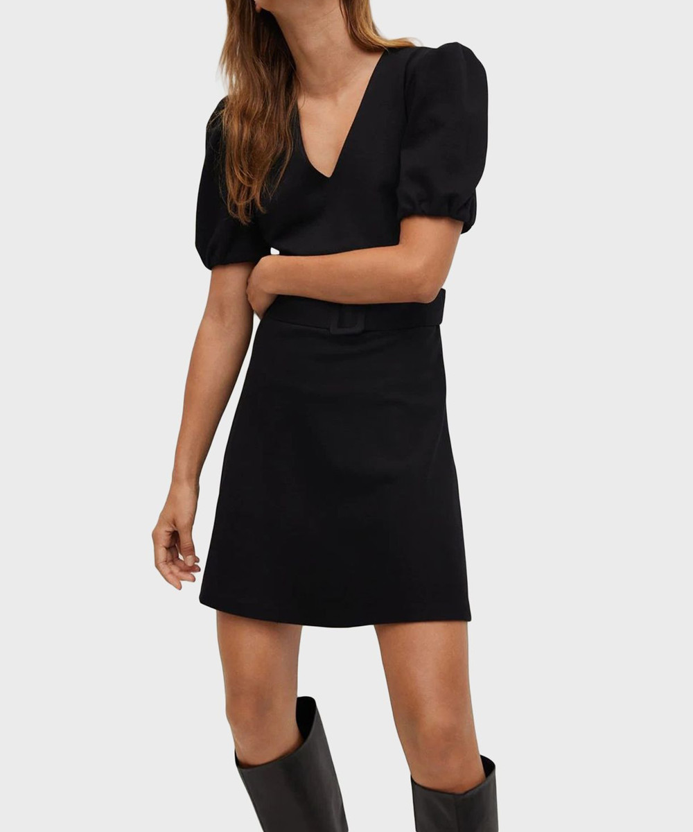 Rochie Scurta Mango, negru, L 201889 | evendi.ro