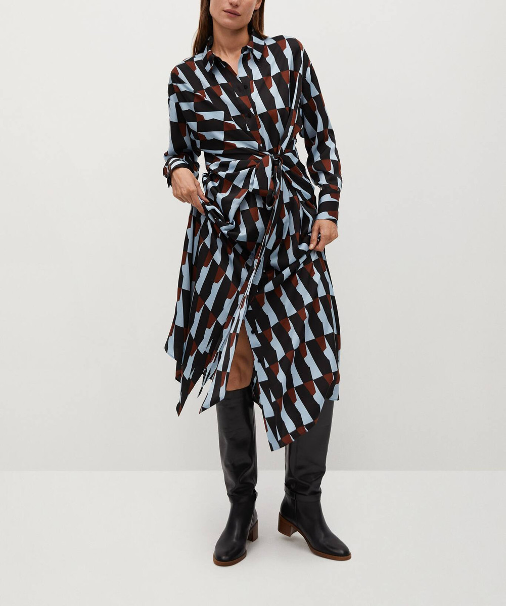 Rochie Medie Mango, mix culori, M 202480 | evendi.ro