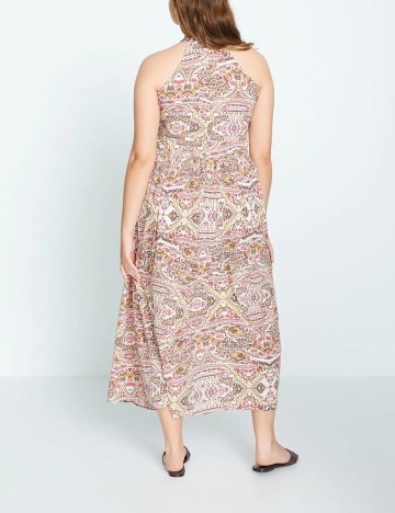 Rochie lunga Mango Violeta, mix culori, XXL 274421 | evendi.ro