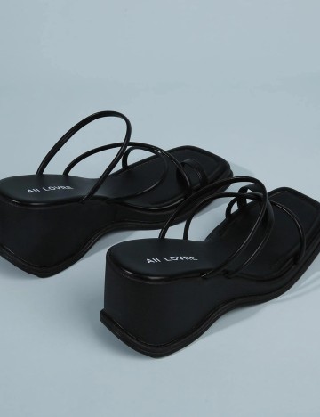 Slapi SHEIN, negru, 39 314012 | evendi.ro