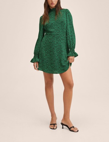 Rochie scurta Mango, verde 365580 | evendi.ro