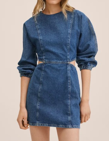 Rochie scurta Mango, albastru 396458 | evendi.ro