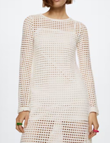 Rochie lunga Mango, alb 439350 | evendi.ro