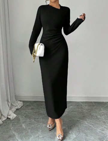 Rochie lunga SHEIN, negru 740105 | evendi.ro