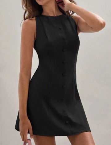 Rochie scurta SHEIN, negru 781205 | evendi.ro