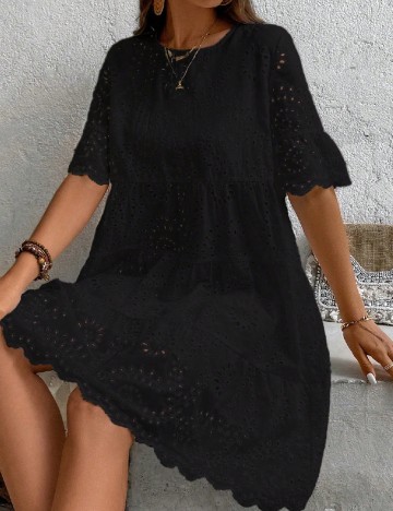 Rochie scurta SHEIN, negru 781409 | evendi.ro
