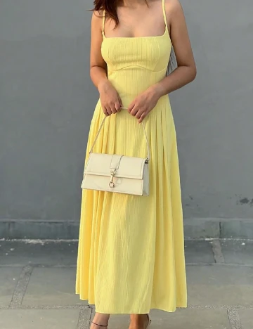 Rochie lunga SHEIN, galben 781816 | evendi.ro
