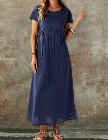 Rochie medie Emery Rose, albastru 782375 | evendi.ro